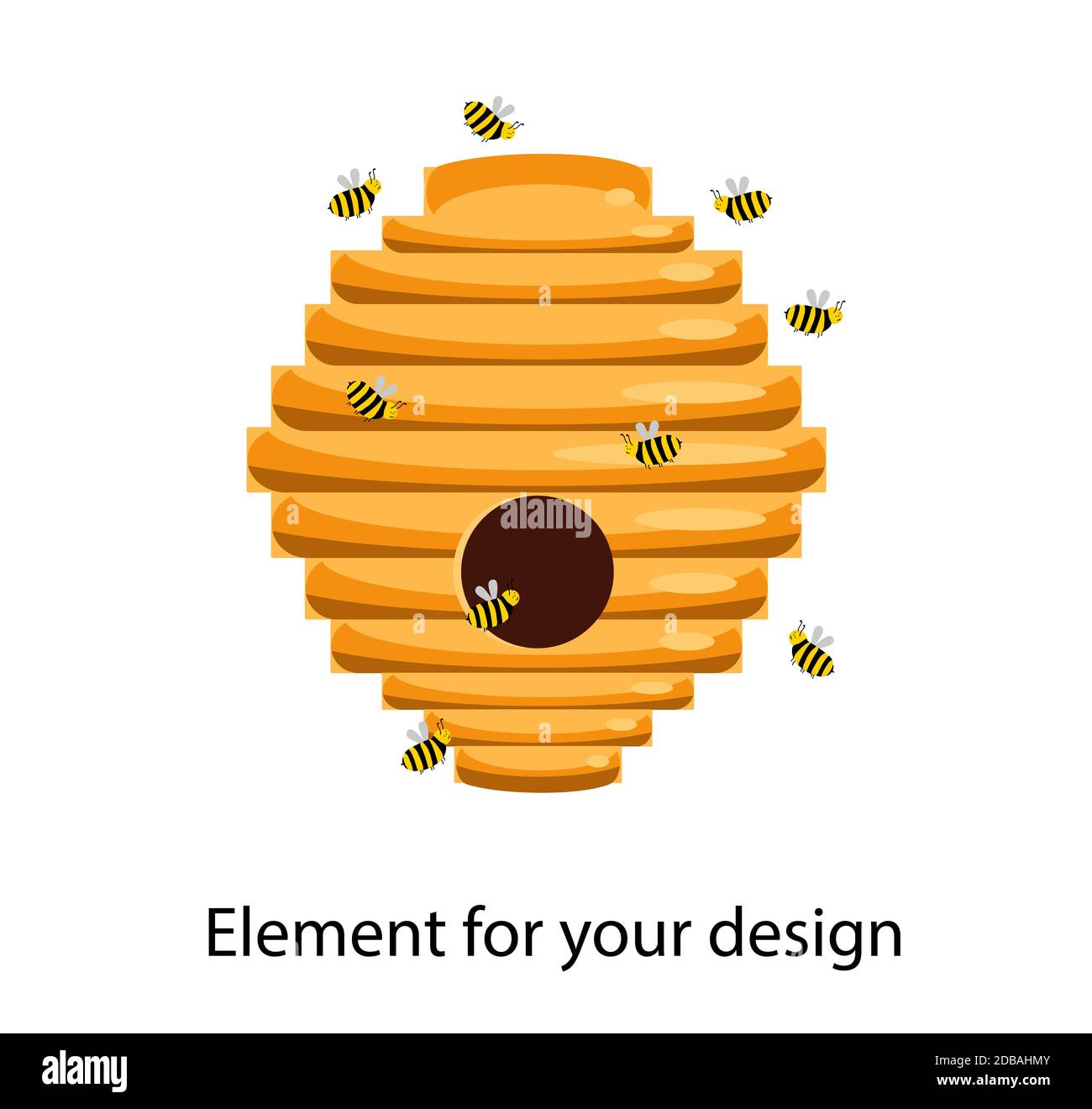Honey Bee Nest Vector