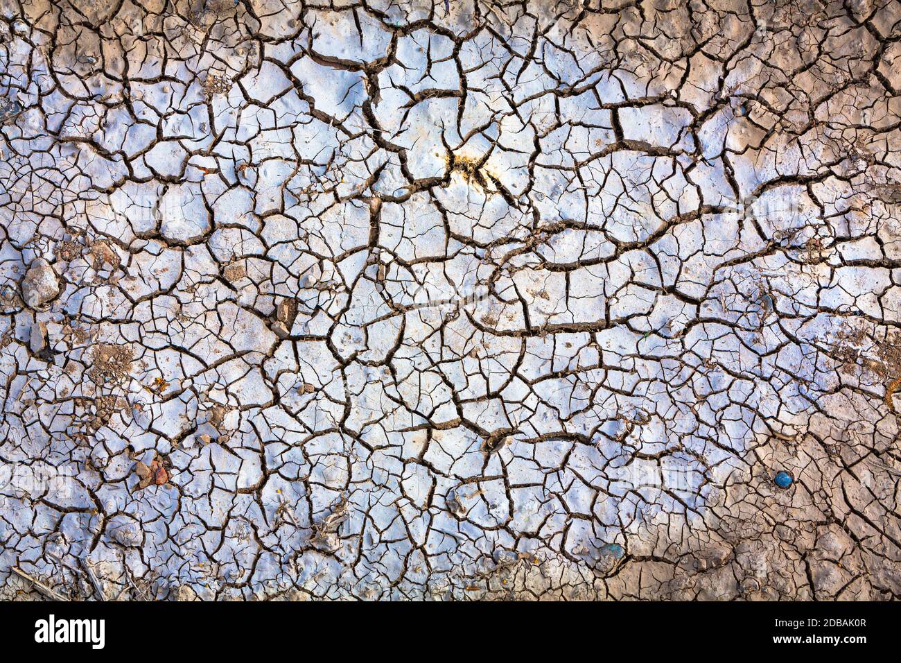 cracked soil during a drought on the field Stock Photo - Alamy