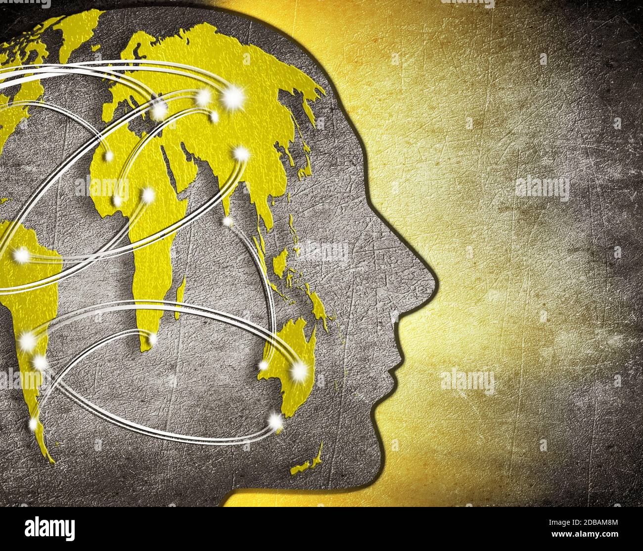 Human migration map hi-res stock photography and images - Alamy