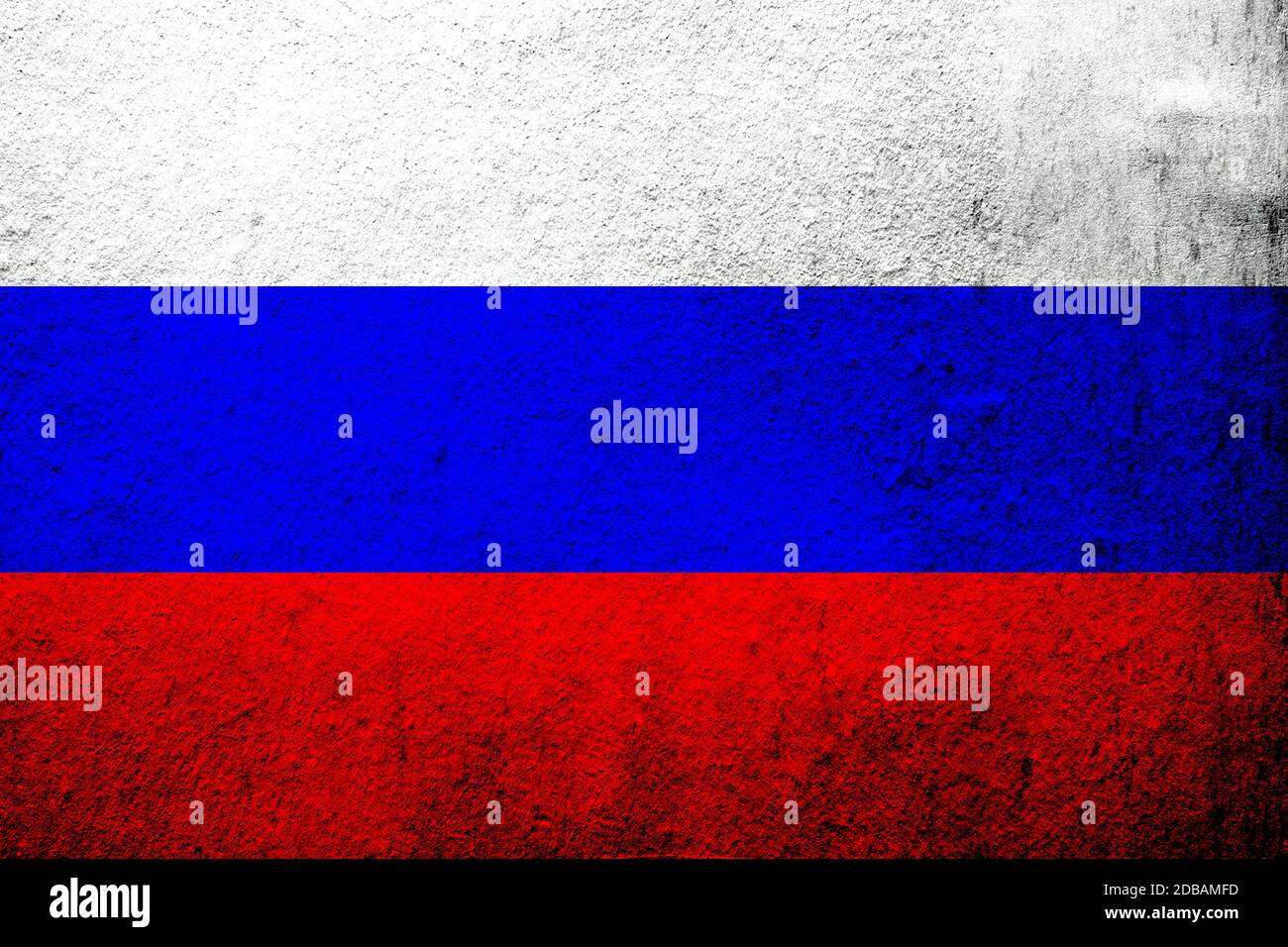 National flag of Russian Federation. Grunge background Stock Photo - Alamy