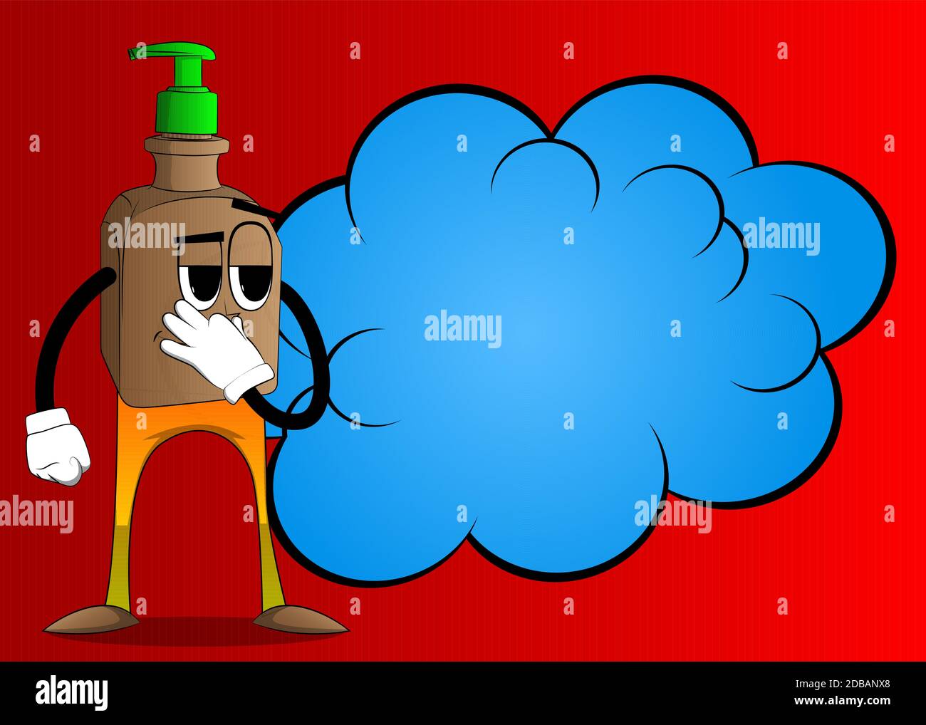 Good Smell Face Cartoon