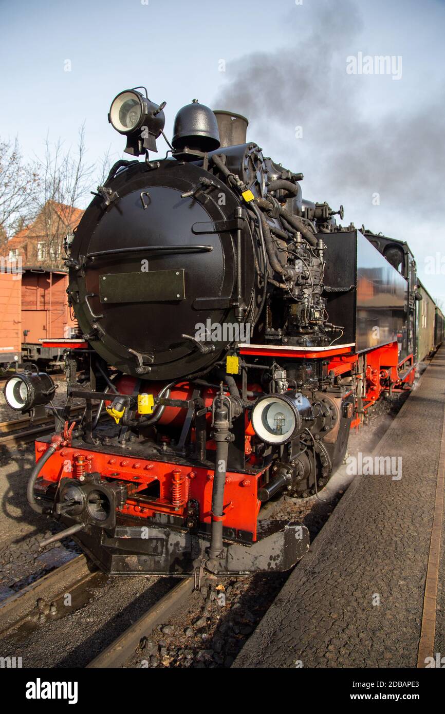 Black steam engine hi-res stock photography and images - Alamy