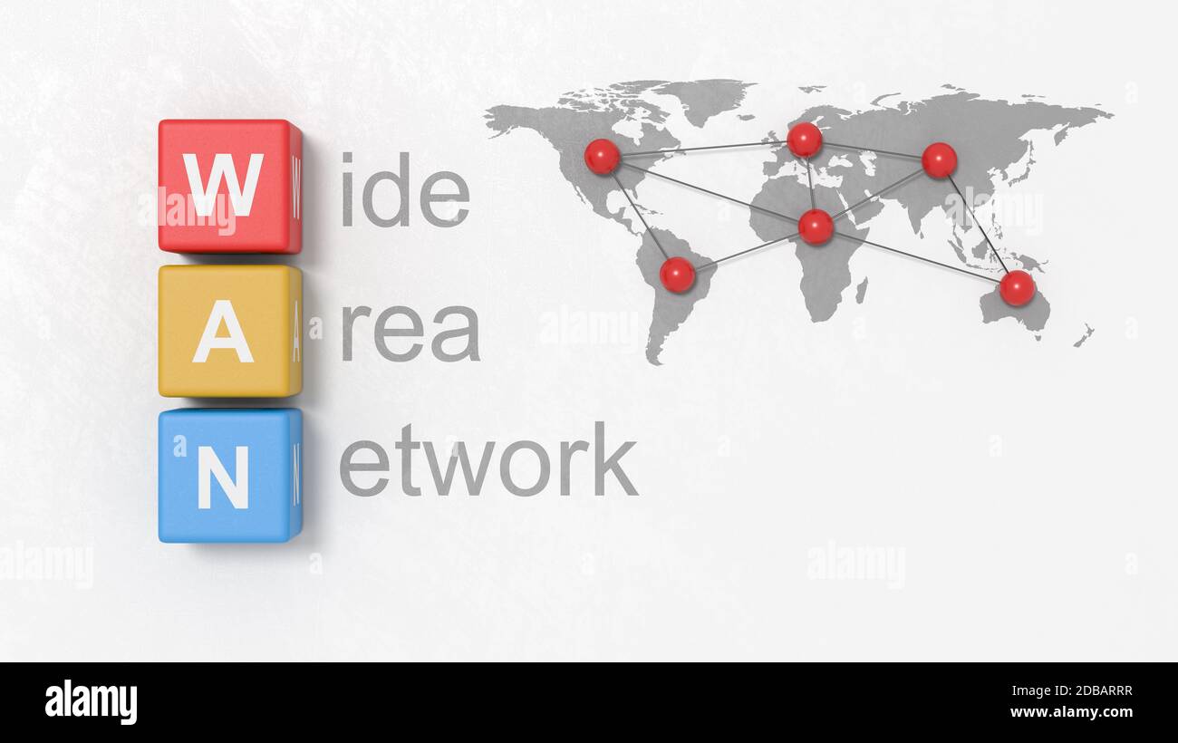 Wide Area Network Diagram World