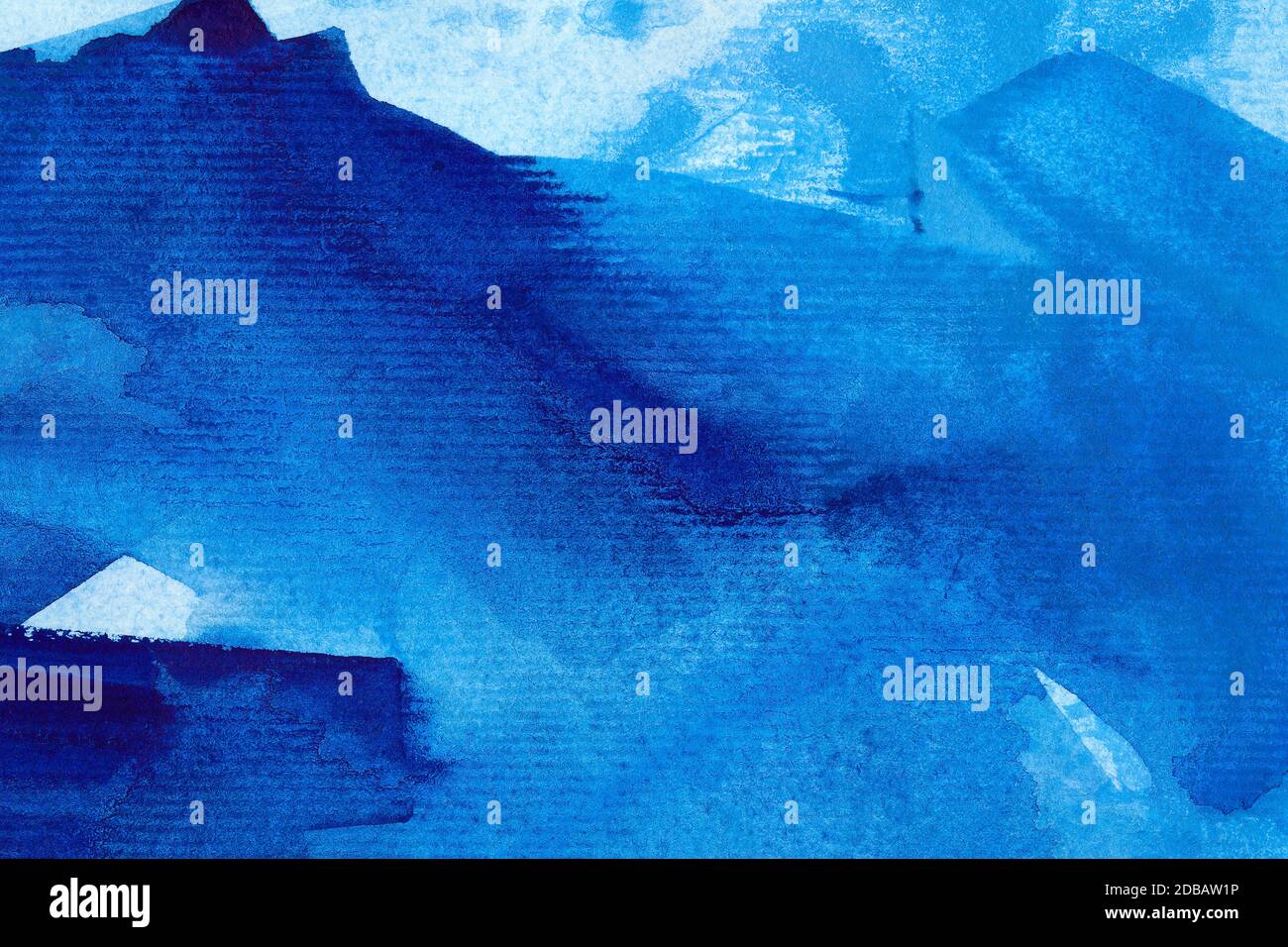 Light blue abstract watercolor background. Monochrome watercolour ...