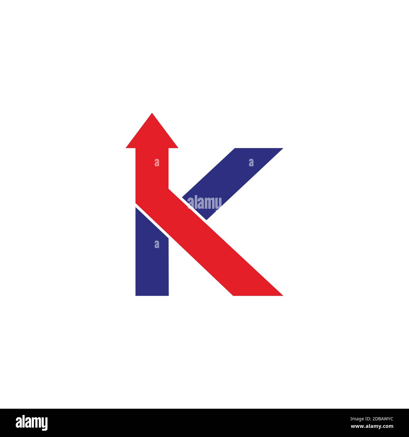 letter k geometric movement arrow logo vector Stock Vector Image & Art ...