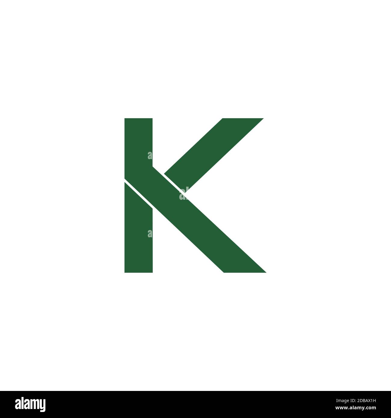 letter k simple geometric line symbol logo vector Stock Vector Image ...
