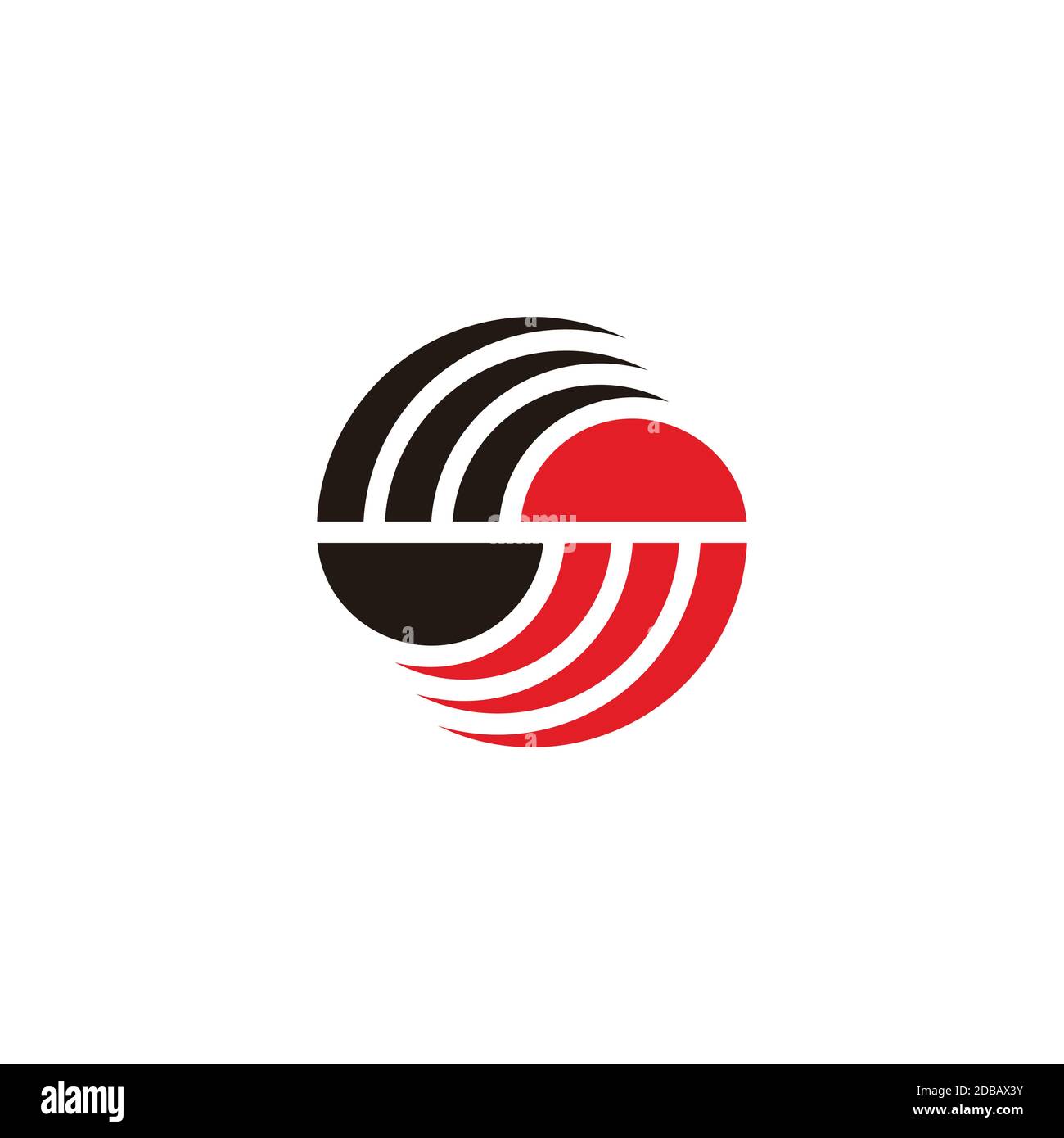 Abstract concentric circles vortex Cut Out Stock Images & Pictures - Alamy