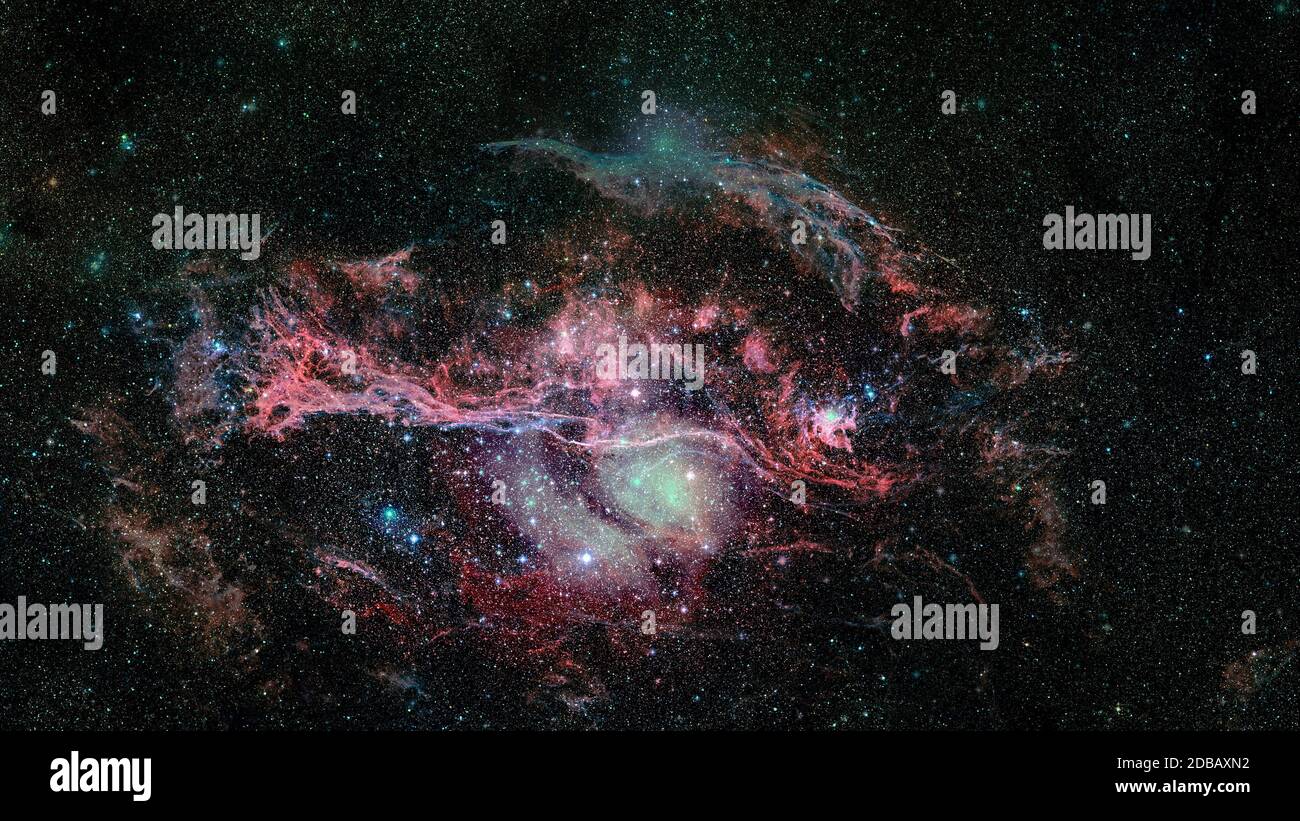 Spiral galaxy. Elements of this image furnished by NASA Stock Photo - Alamy