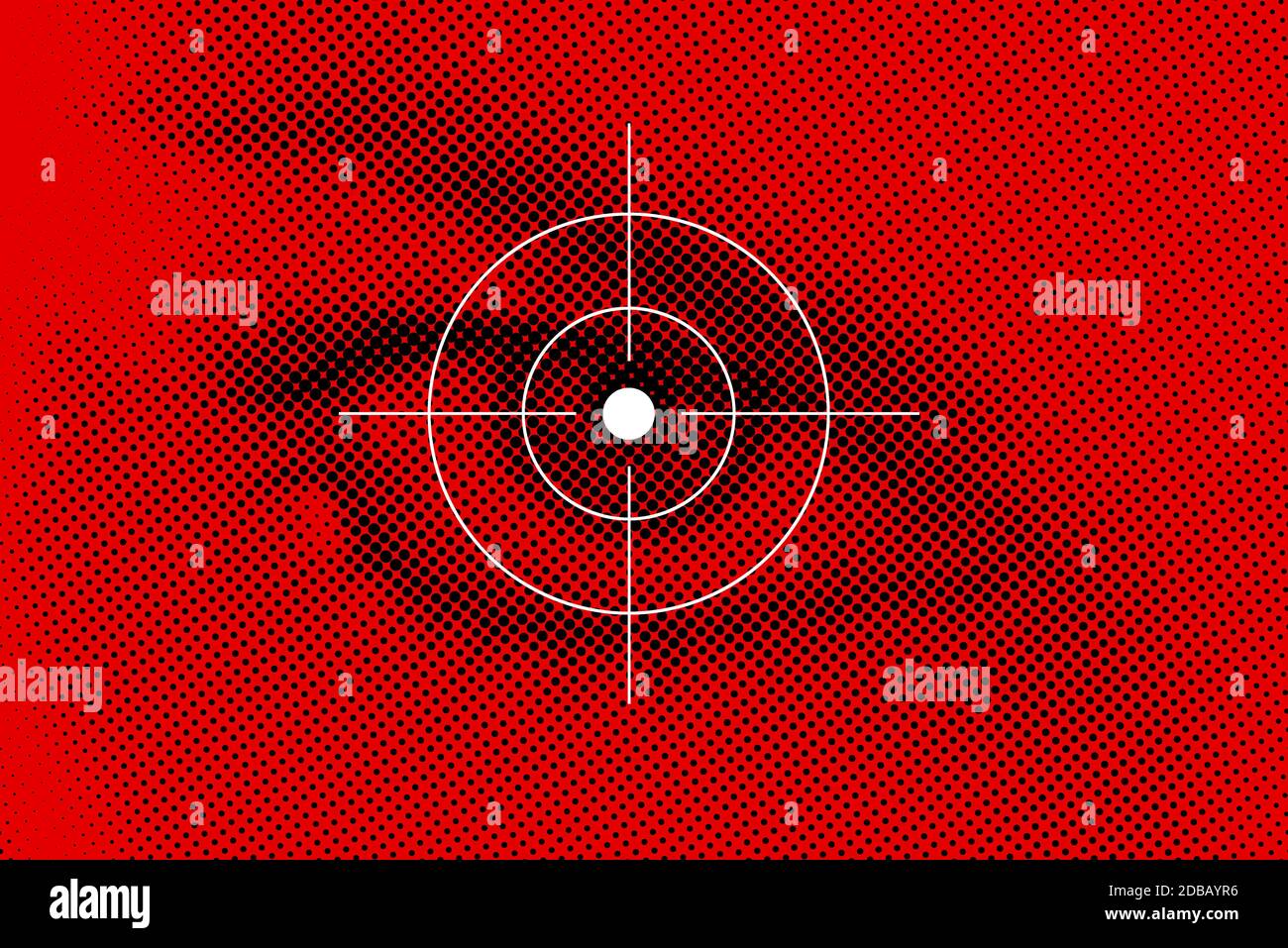 Target on abstract image of eye Stock Photo - Alamy