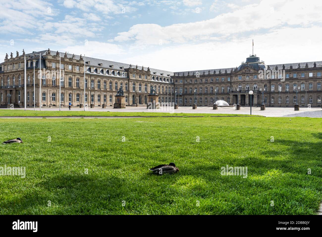 Schlossplatz at Stuttgart Stock Photo - Alamy