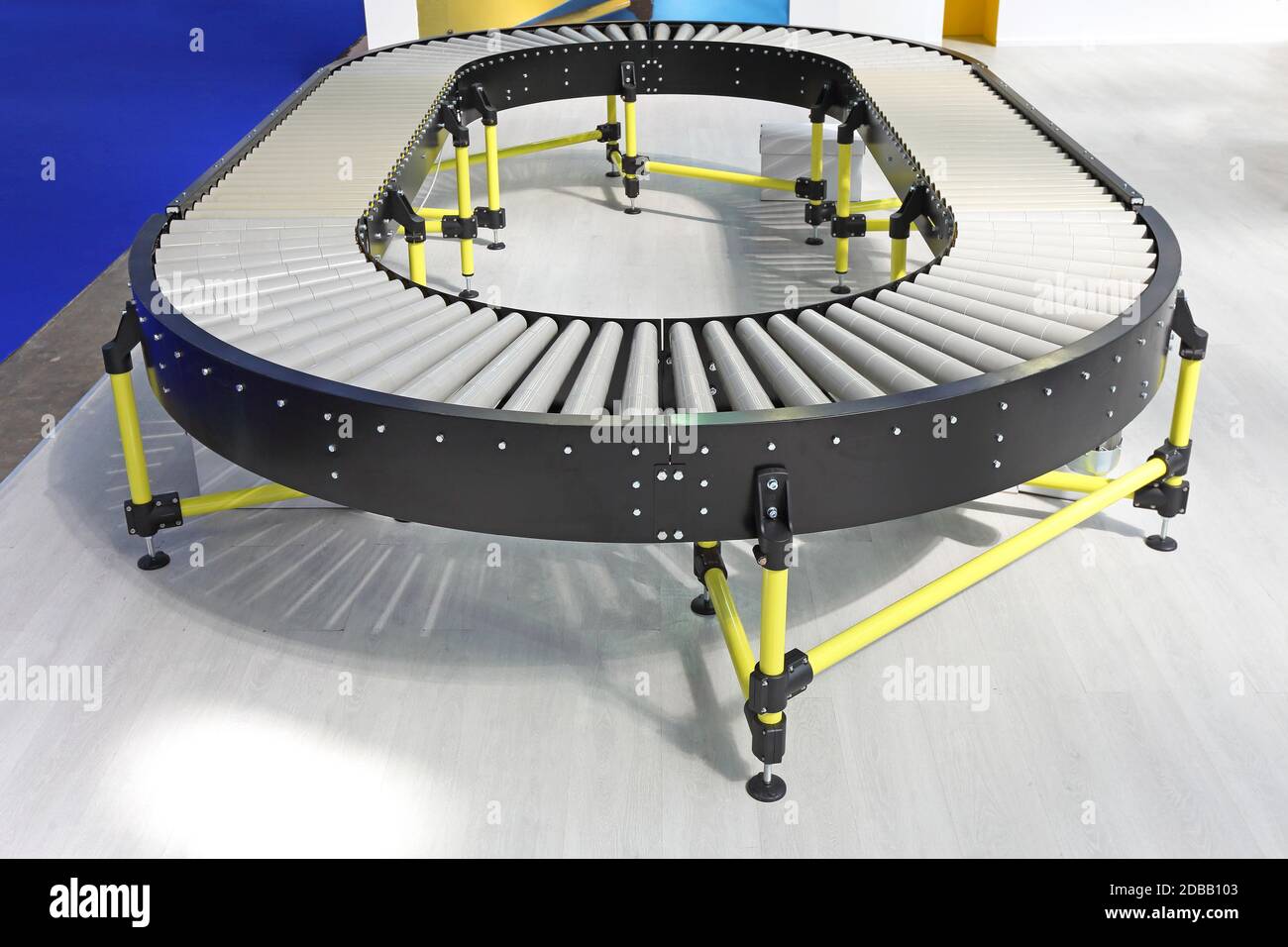 Conveyor Rollers Loop Transport System for Factory Production Stock ...