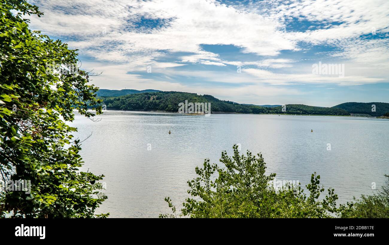 Beautiful Edersee in North of Hessen in Germany Stock Photo - Alamy