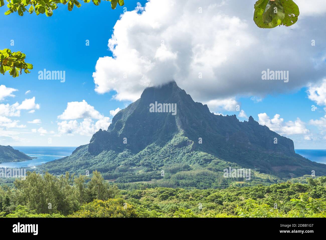 Moorea Island in the French Polynesia Stock Photo - Alamy