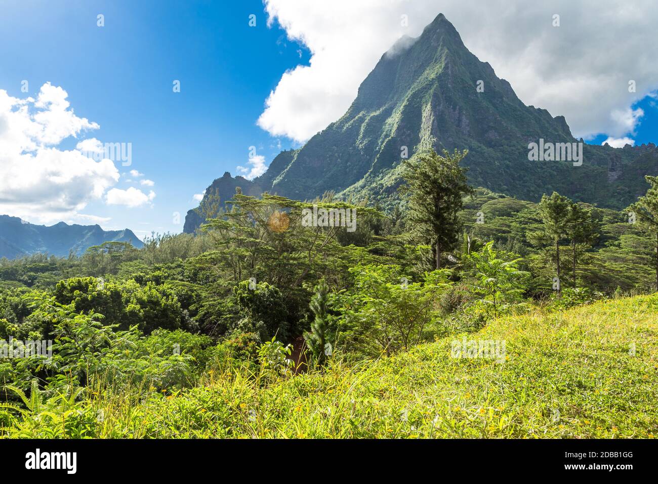 Moorea Island in the French Polynesia Stock Photo - Alamy