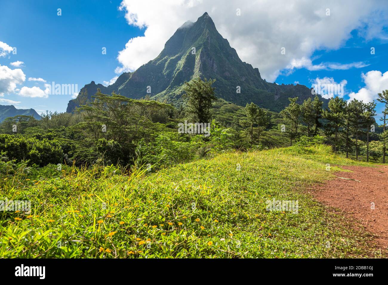 Moorea Island in the French Polynesia Stock Photo - Alamy