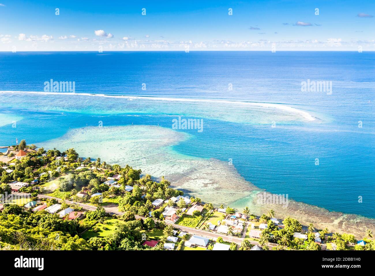 Moorea Island in the French Polynesia Stock Photo - Alamy