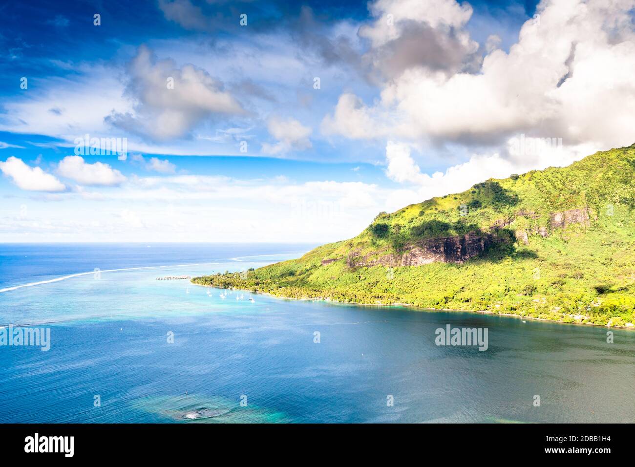 Moorea Island in the French Polynesia Stock Photo - Alamy