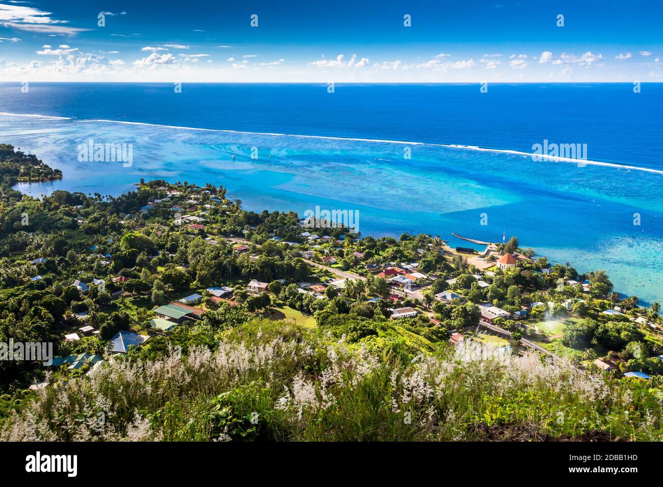 Moorea Island in the French Polynesia Stock Photo - Alamy