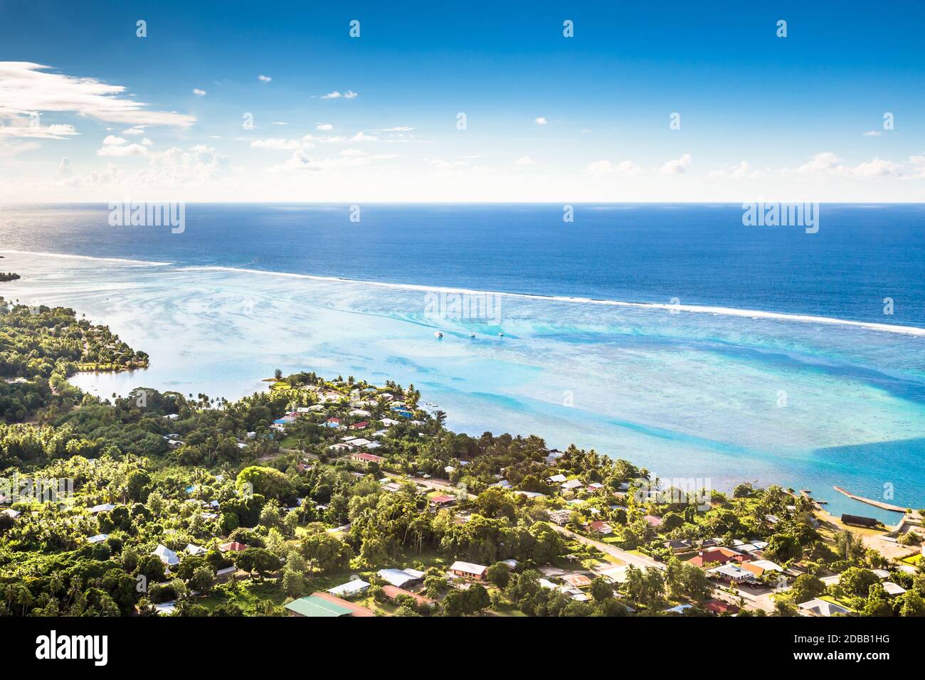 Moorea Island in the French Polynesia Stock Photo - Alamy
