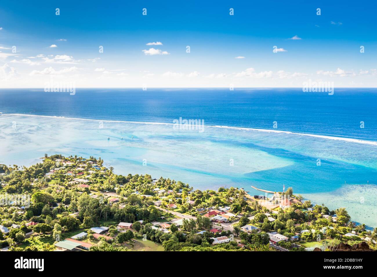 Moorea Island in the French Polynesia Stock Photo - Alamy