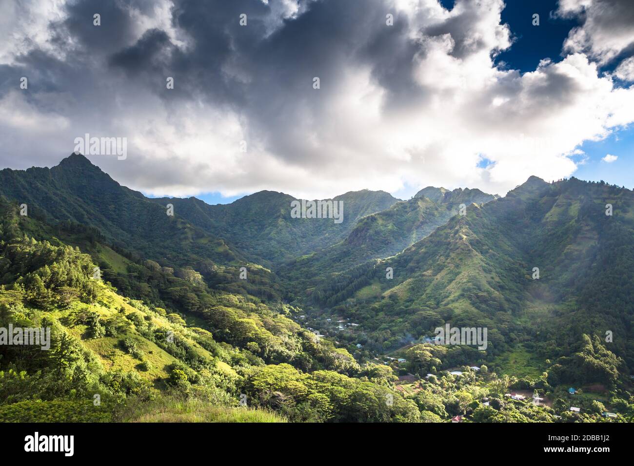 Moorea Island in the French Polynesia Stock Photo - Alamy