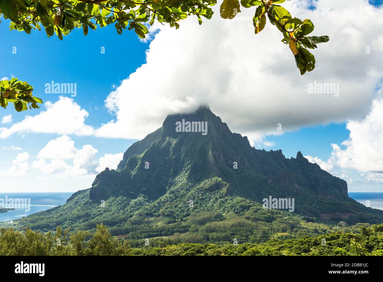 Moorea Island in the French Polynesia Stock Photo - Alamy