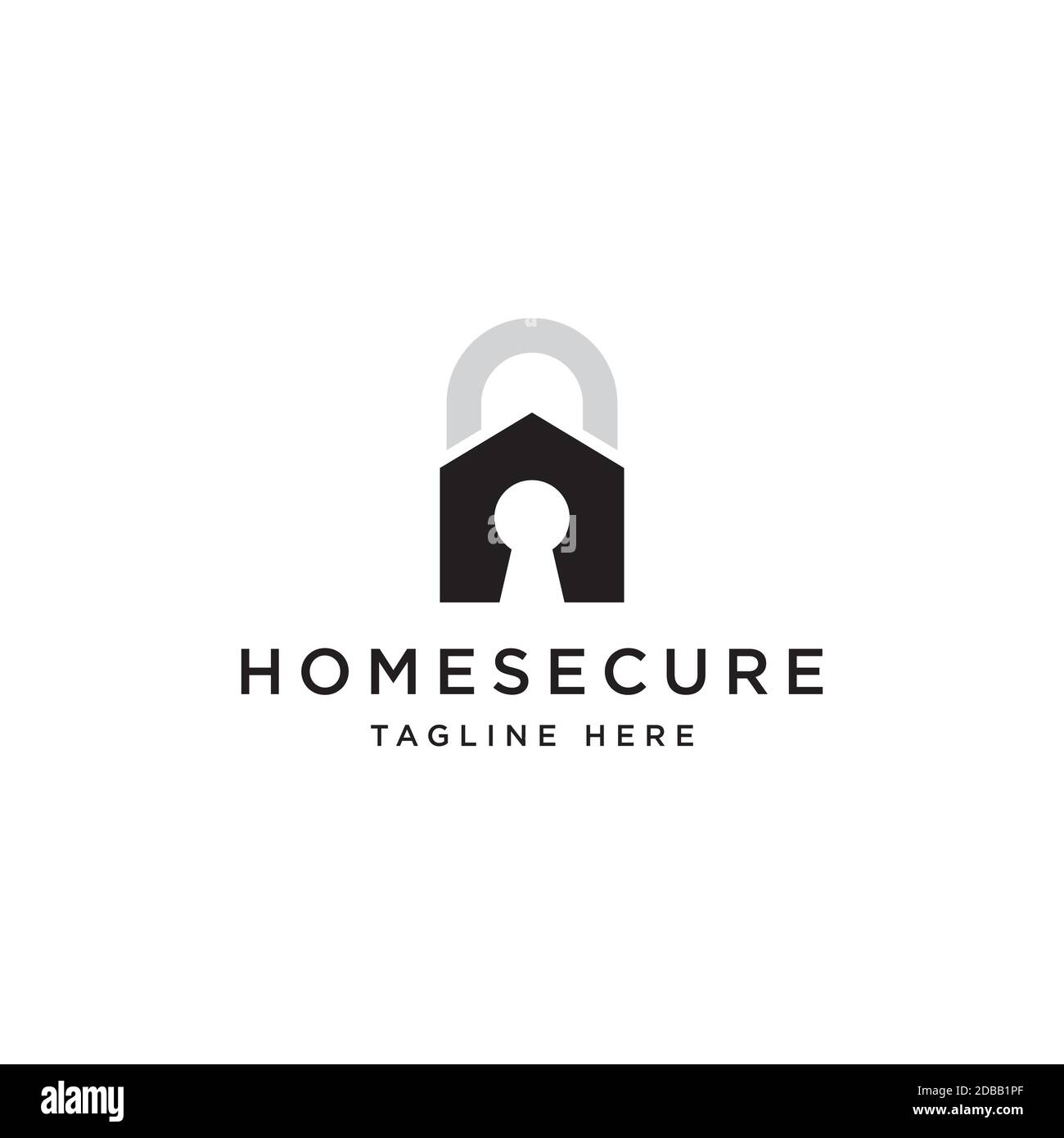Home secure logo design symbol vector template Stock Vector Image & Art ...