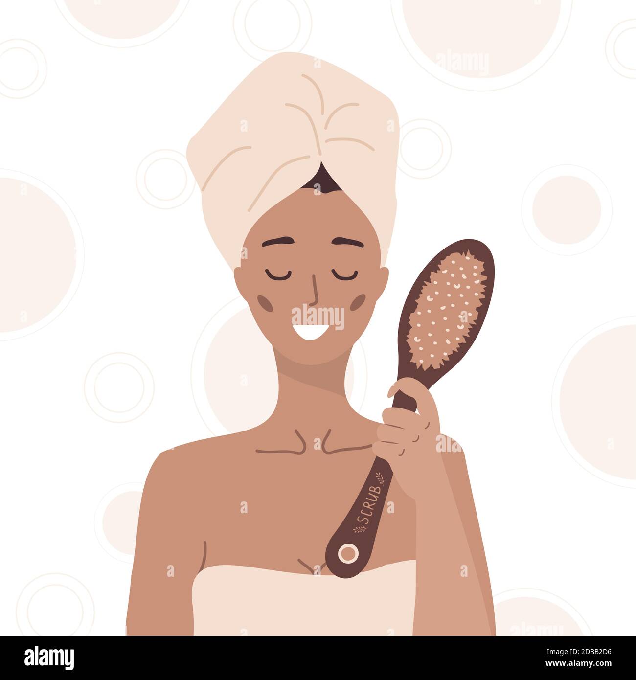 Cellulite woman massage Stock Vector Images - Alamy