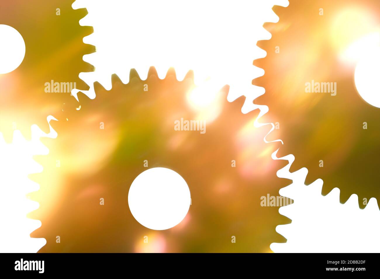 Cog wheels on white background Stock Photo - Alamy