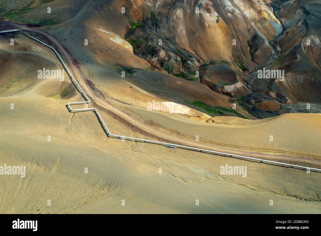 Geothermal power station in Iceland. Generation of ecologically clean ...
