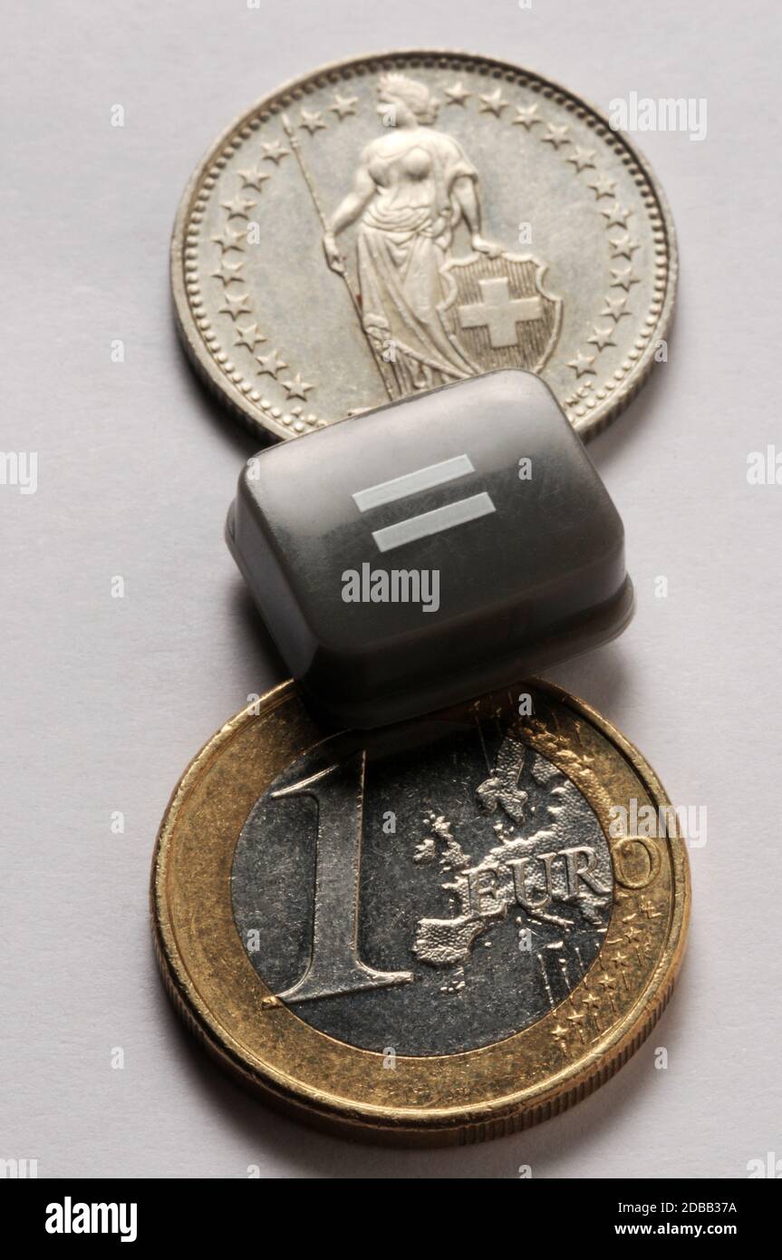 Swiss franc exchange hi-res stock photography and images - Alamy