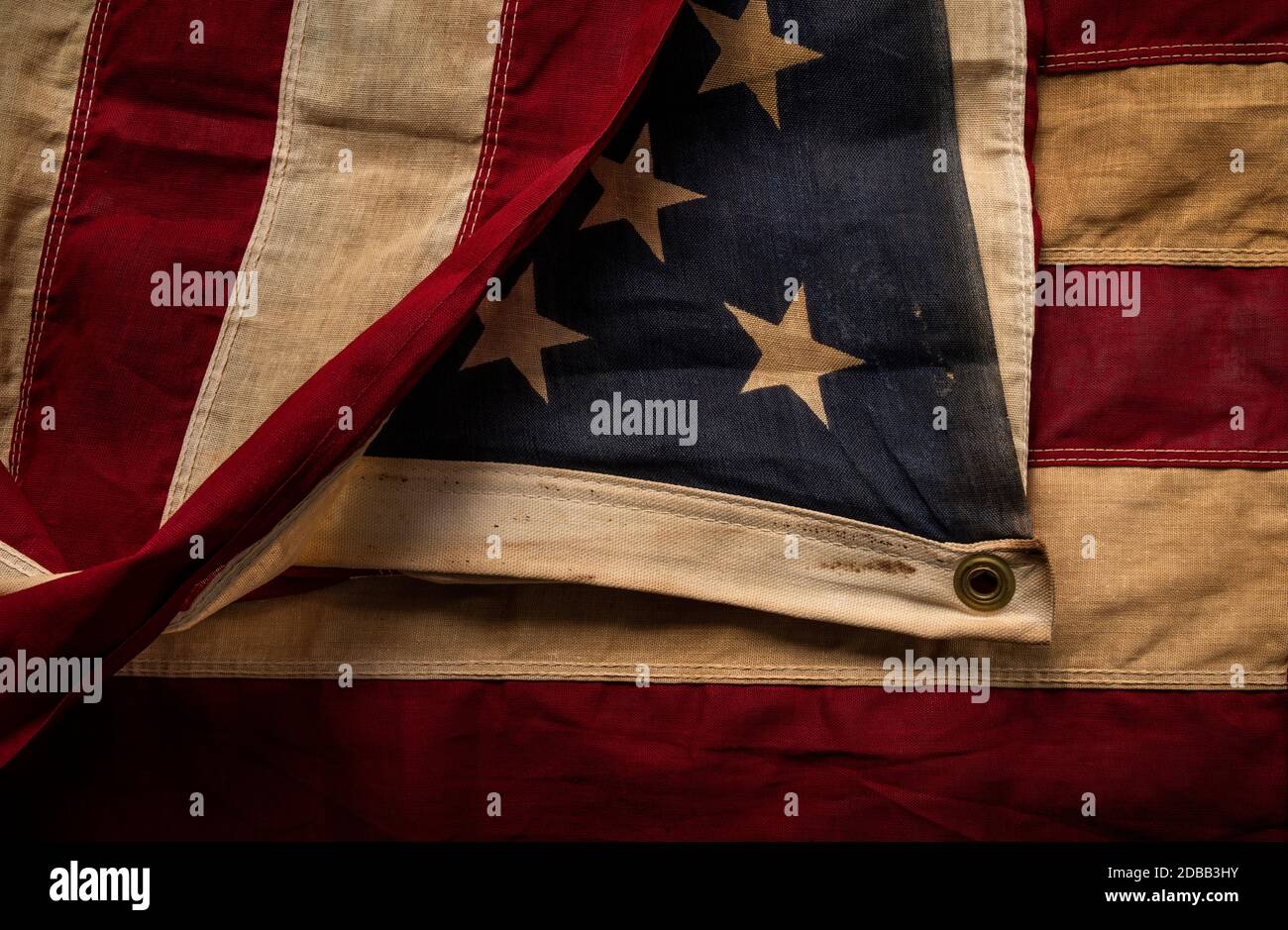 Old US flag Stock Photo - Alamy