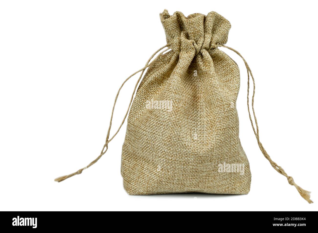 Sack bag on isolated white background Stock Photo - Alamy