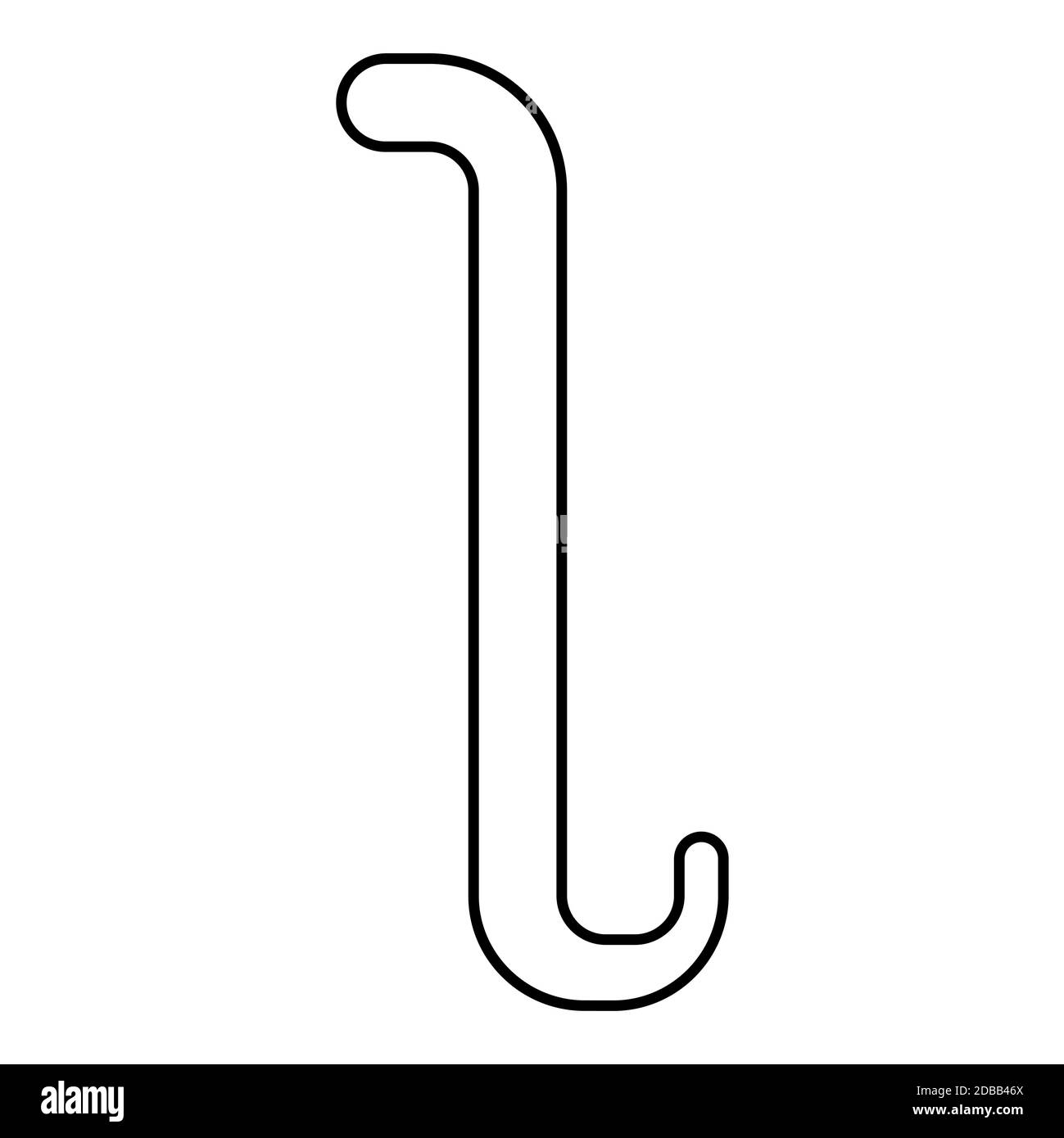 Iota greek symbol small letter lowercase font icon outline black color ...