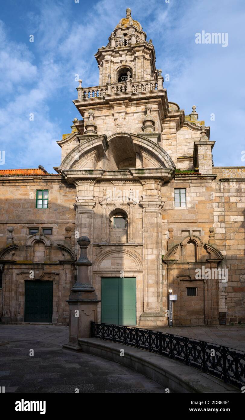 Historic Iglesia de Santo Domingo, landmark of A Coruna, Galicia, Spain ...