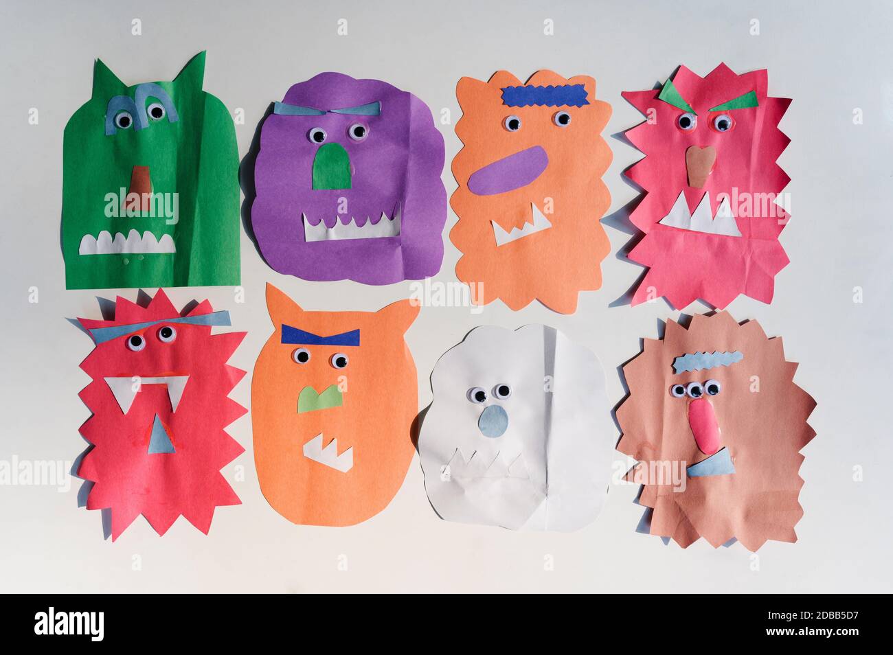 Colorful paper cutouts Stock Photo - Alamy