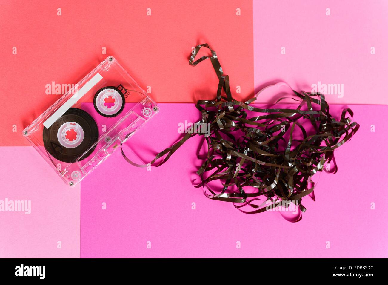 Tangled cassette tape hi-res stock photography and images - Alamy
