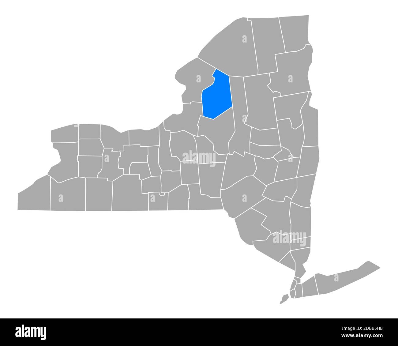 Map of Lewis in New York Stock Photo - Alamy