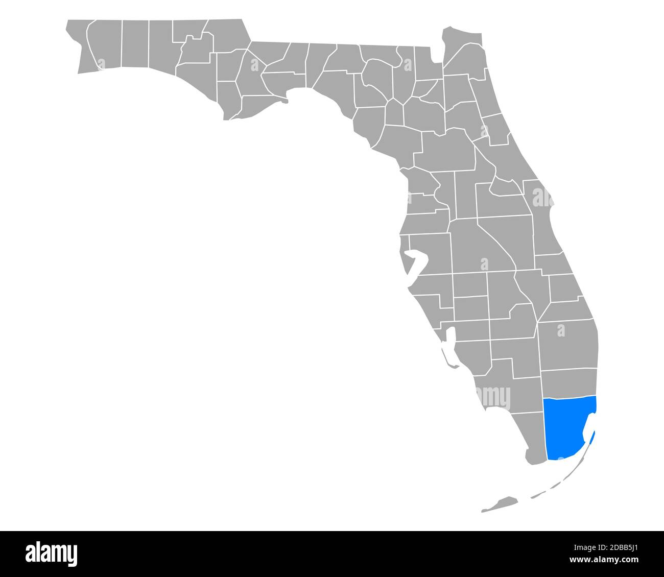 Dade county map hi-res stock photography and images - Alamy