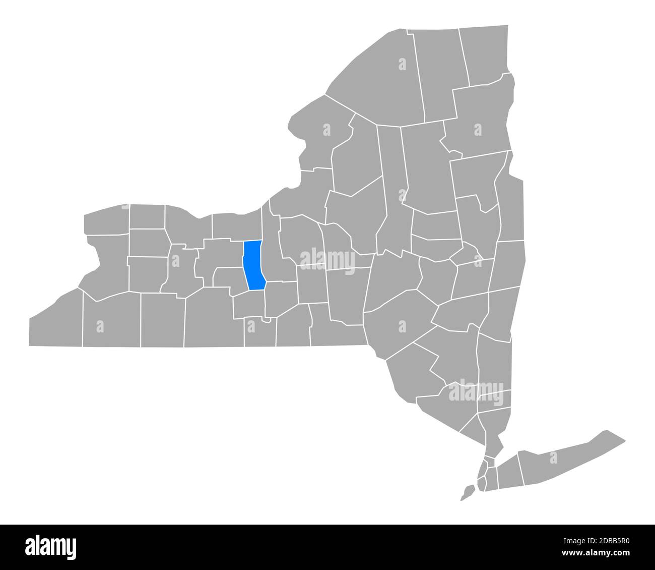 Map of Seneca in New York Stock Photo - Alamy