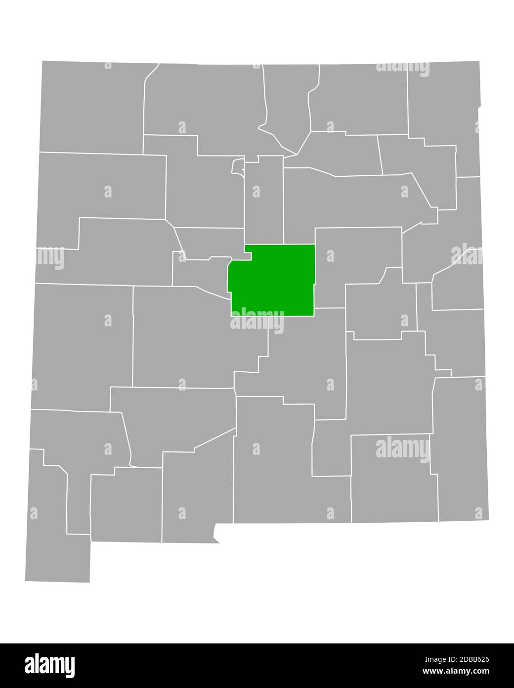 Map of Torrance in New Mexico Stock Photo - Alamy