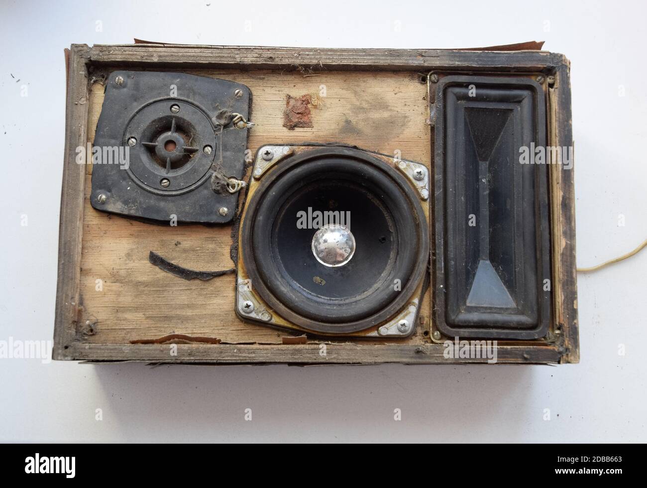 a Column speaker 15AS-208. Vintage Soviet bookshelf acoustics Stock ...