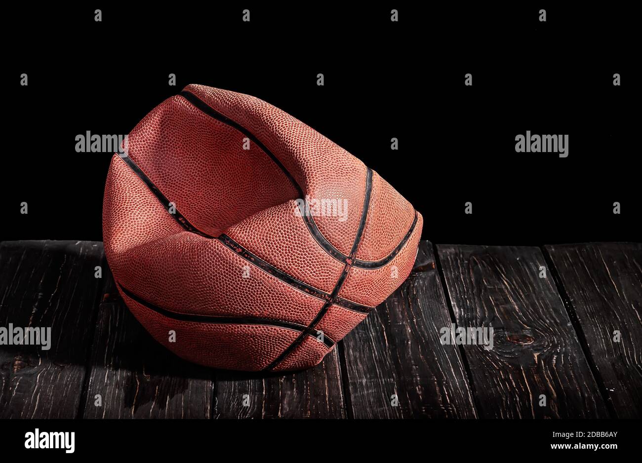 Deflated basketball hi-res stock photography and images - Alamy