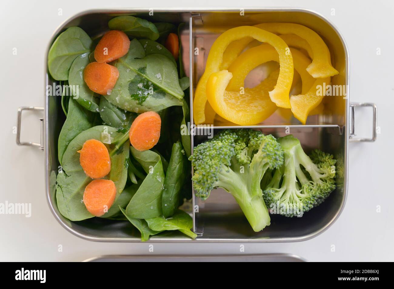 Fresh vegetables in lunch box Stock Photo - Alamy