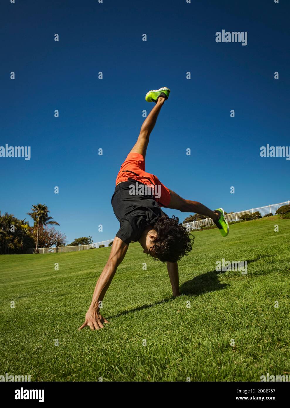 Doing cartwheel hi-res stock photography and images - Alamy