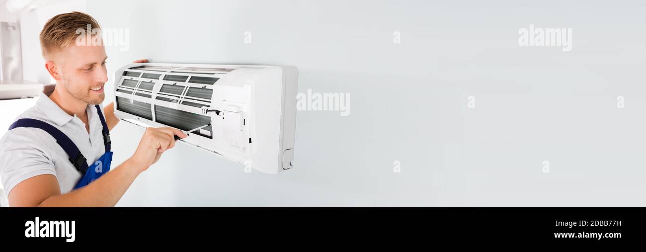 Ac technician hi-res stock photography and images - Alamy