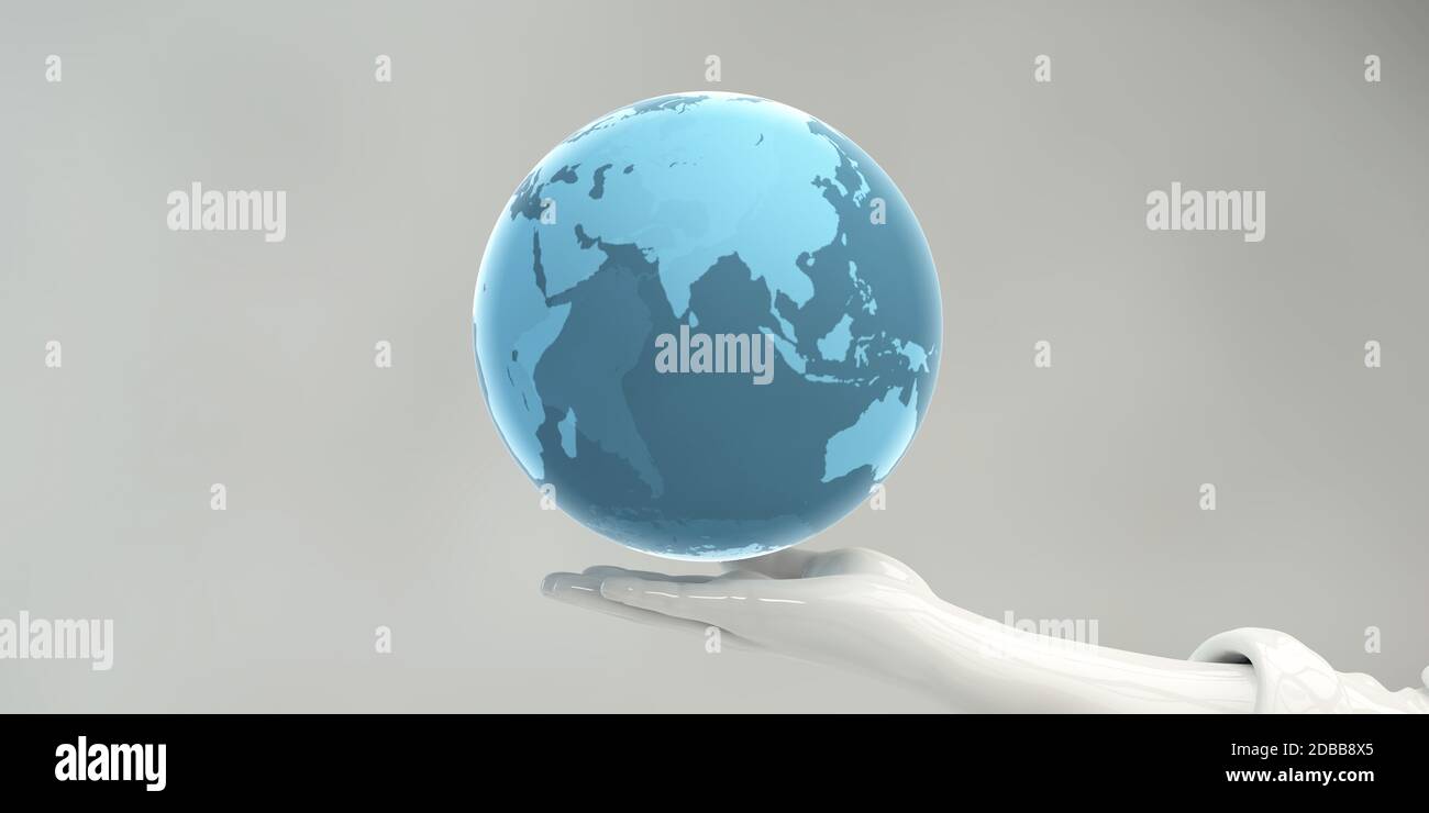 Global Access of Service and Technology Solutions System Stock Photo ...