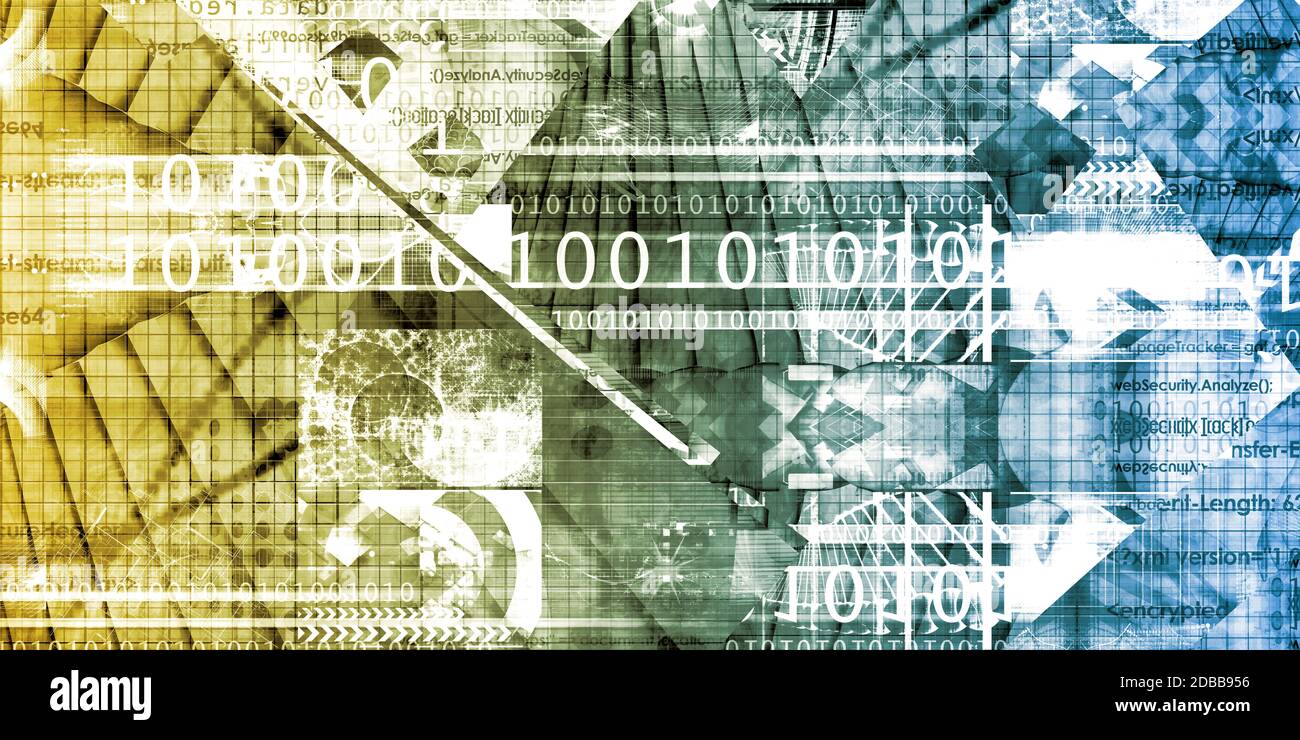 Technology Engineering and Wavelength Spectrum Web Data Stock Photo - Alamy