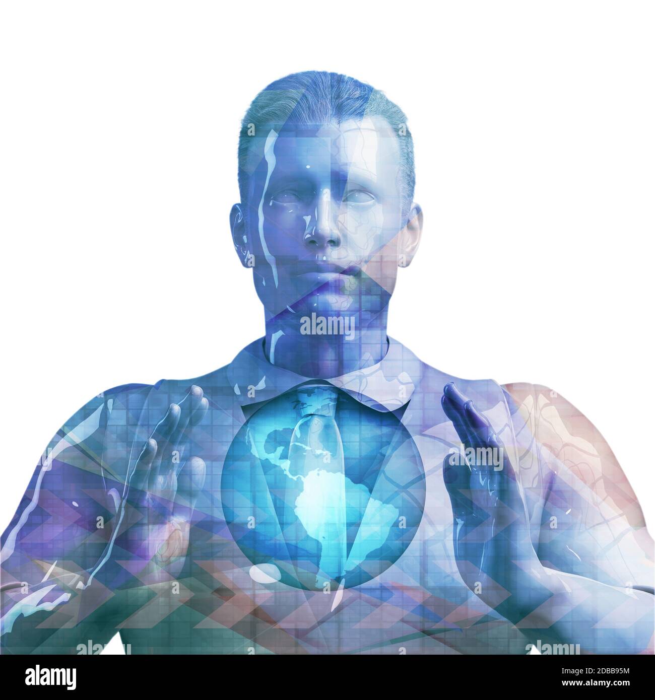 Internet Concept with Exploring Online as Background Stock Photo - Alamy