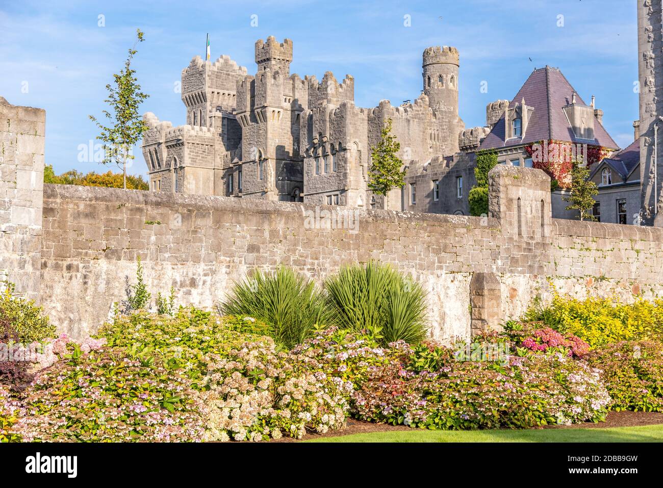 Ashford Castle. A medieval castle built in 1228. Mayo, Ireland. Europe ...